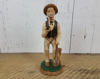 Statue Old Man Pipe - Etsy