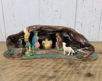Paper Mache Nativity Scene - Etsy