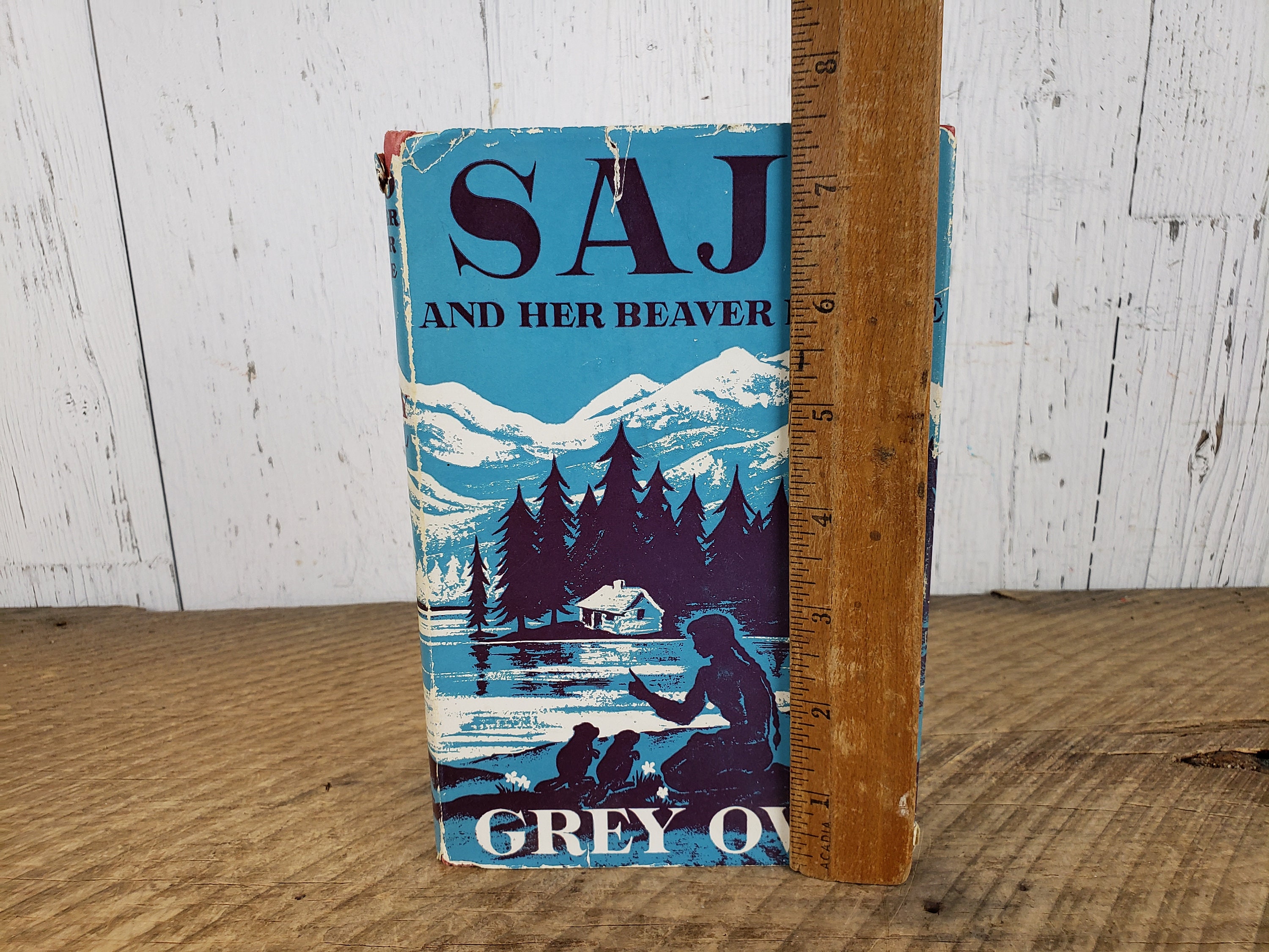 Vintage Sajo and Her Beaver People by Grey Owl Hardcover Book | Etsy
