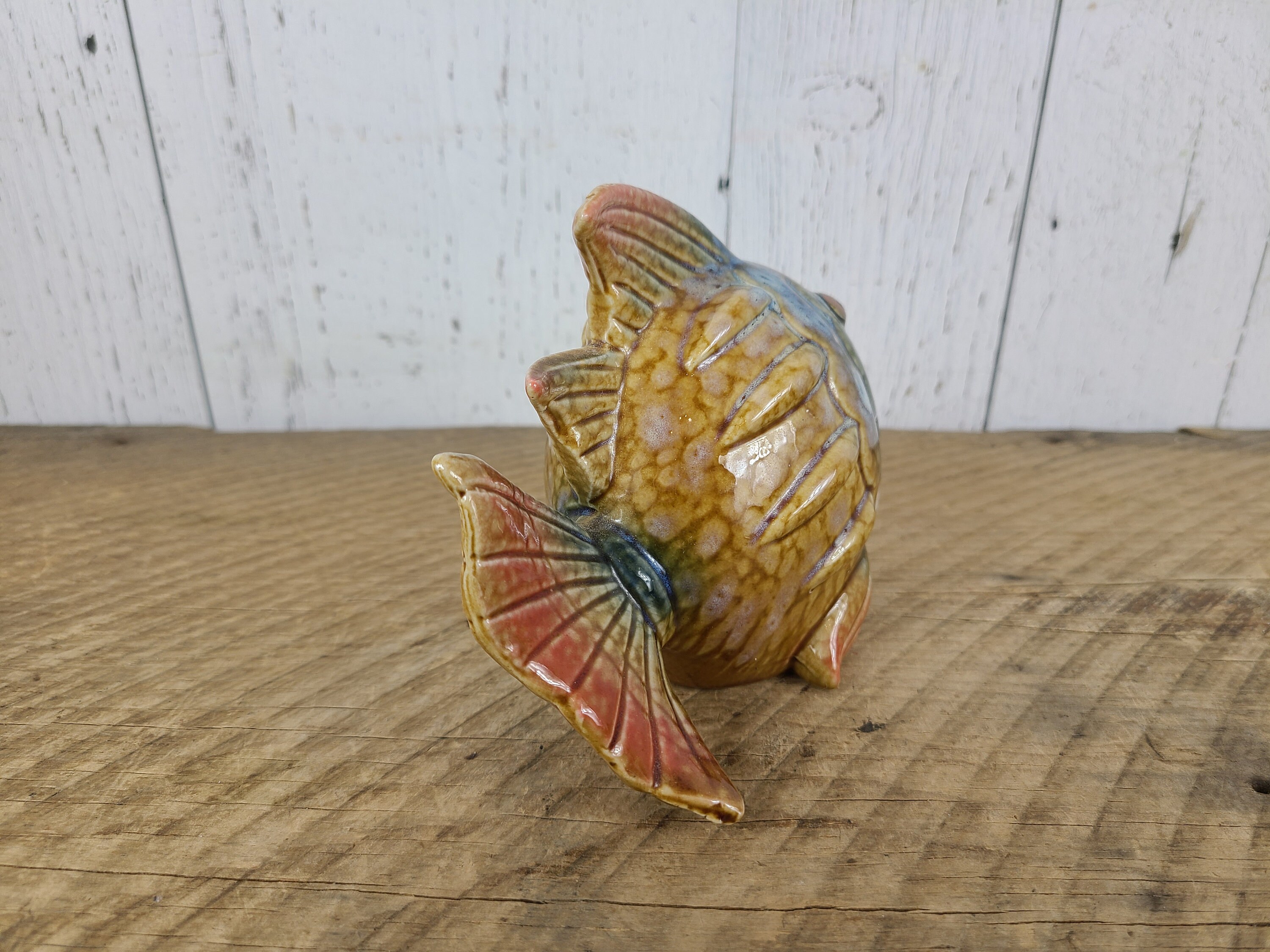 Vintage Ceramic Fish Bank Collectible Coin Bank Money Saver Retro Ocean ...