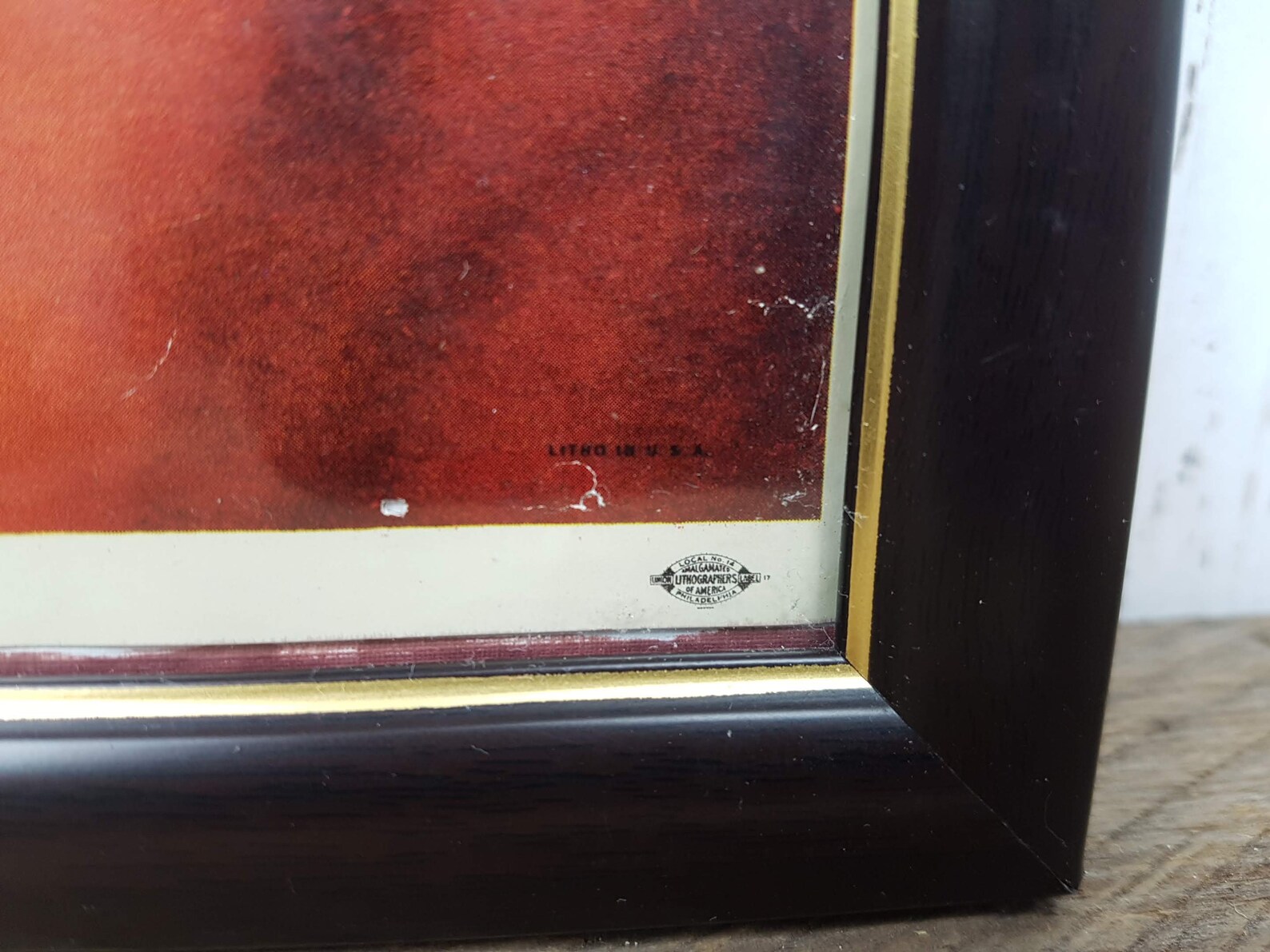 Antique 1930 Jesus at 30 Portrait Framed Print W/ Glass - Etsy