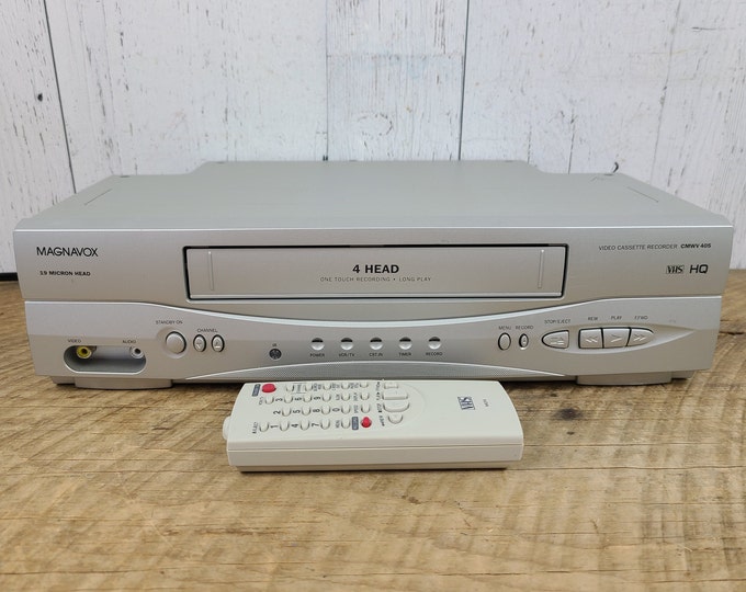 Magnavox MWD2205 VCR DVD Combo VHS Player Remote Tested Works 1 Year ...