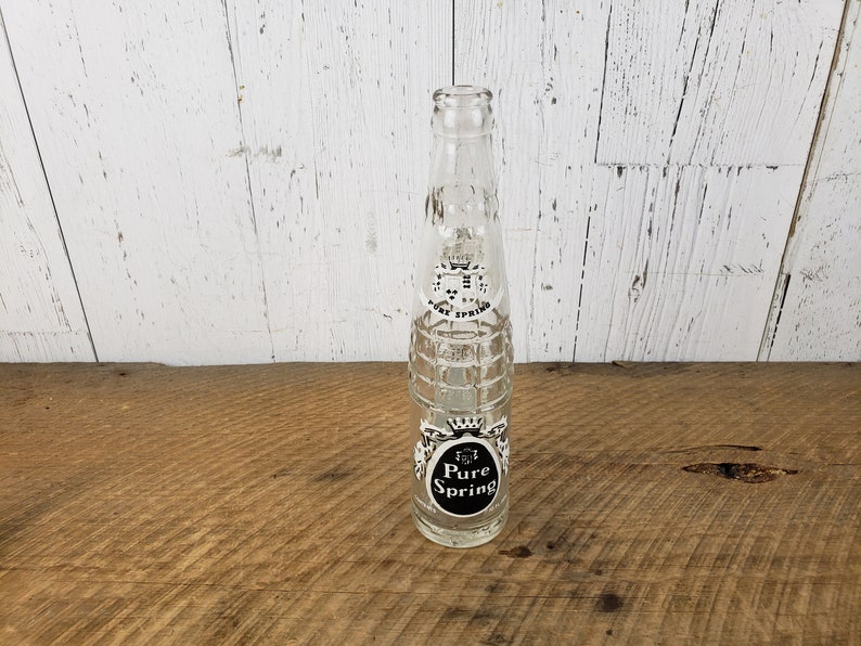 Vintage Pure Spring Soda Bottle 10 OZ Ottawa Canada Beverage - Etsy Canada