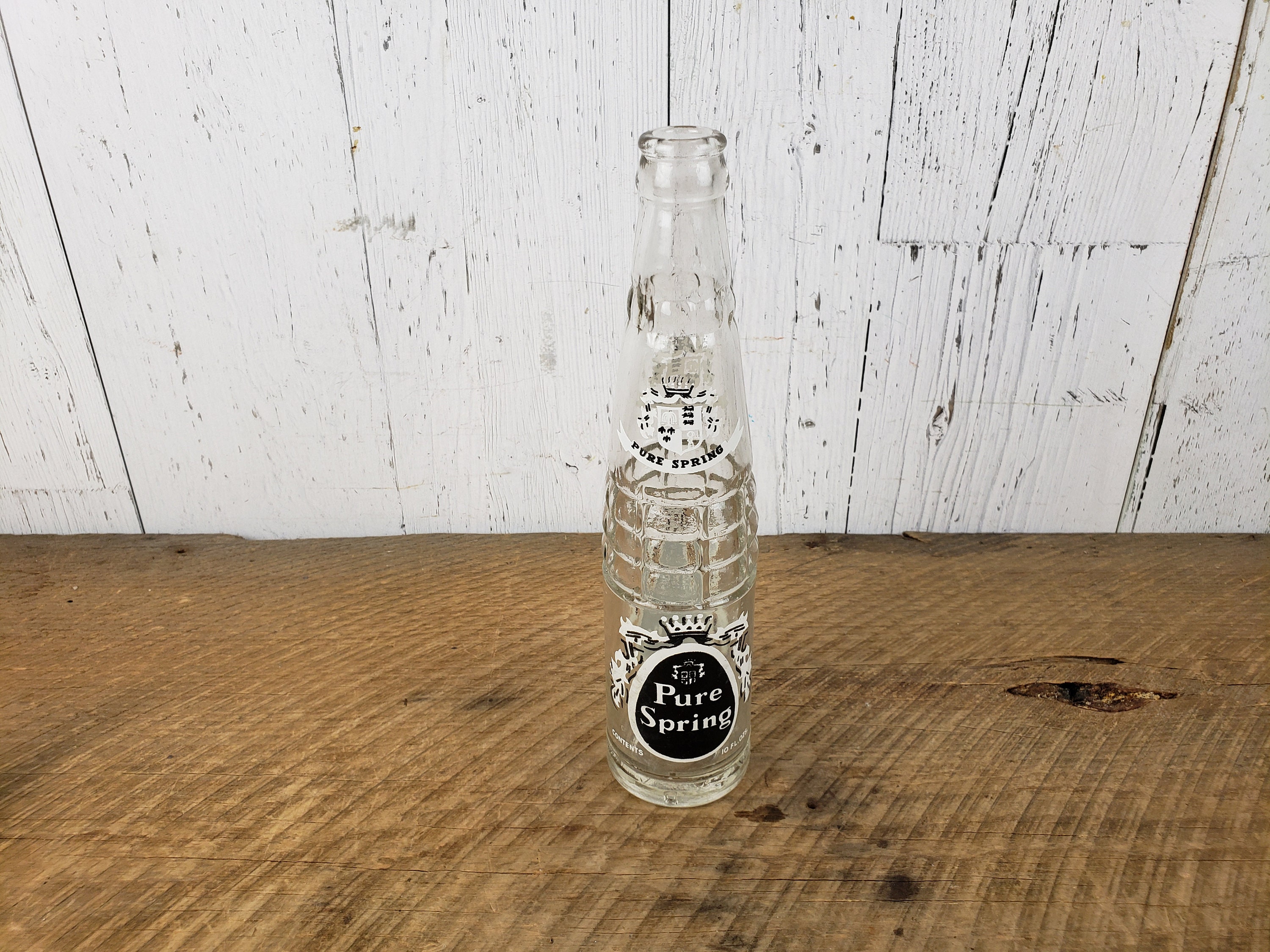 Vintage Pure Spring Soda Bottle 10 OZ Ottawa Canada Beverage - Etsy Canada