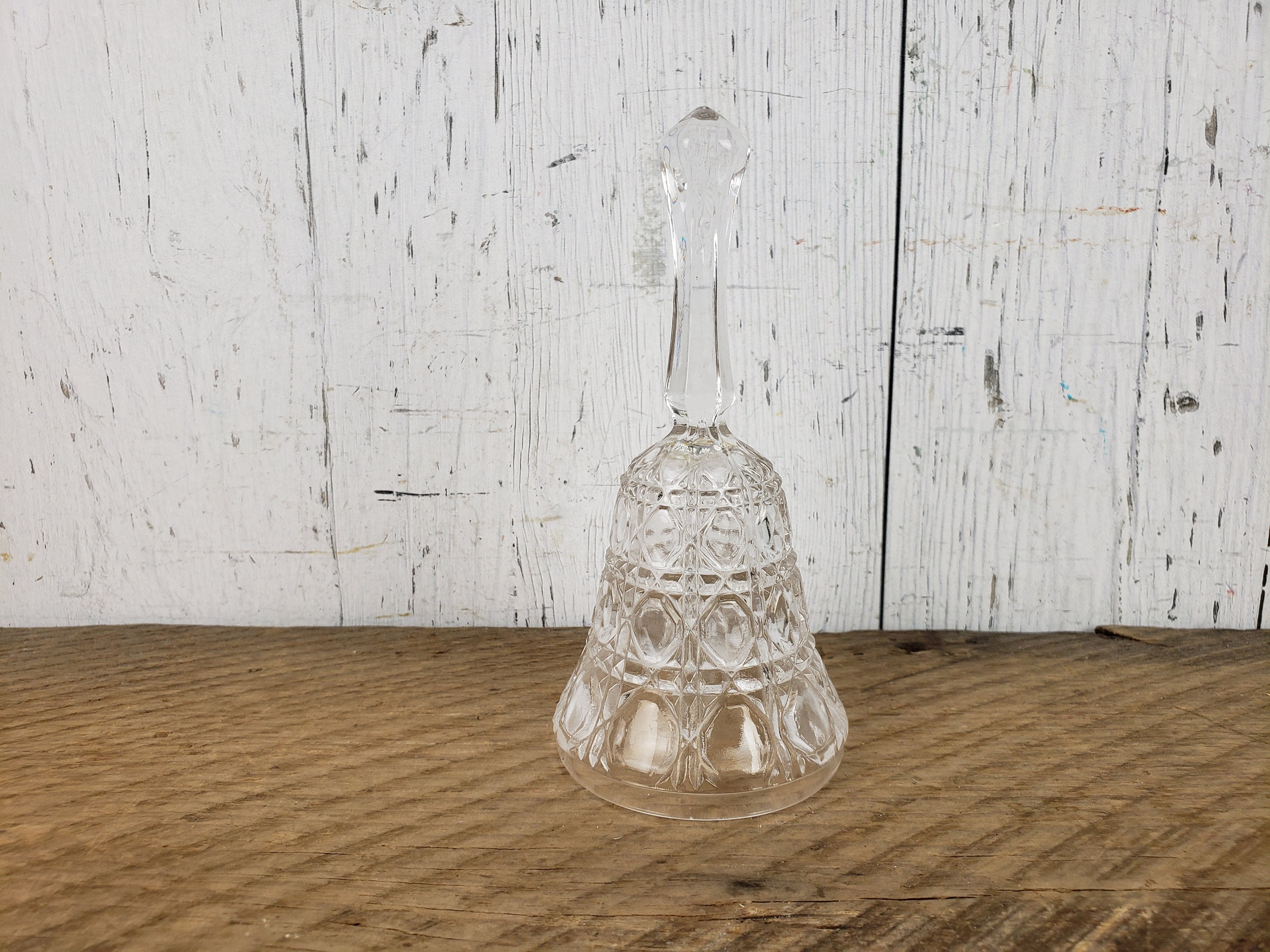 Vintage Crystal Glass Bell Collectible Clear Retro Souvenir - Etsy UK