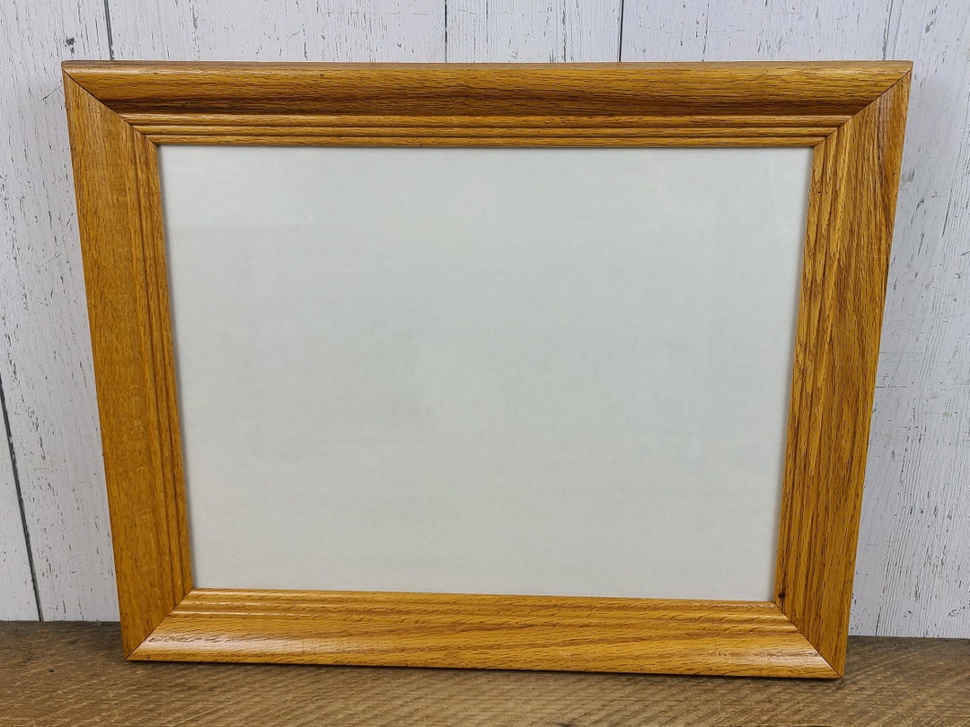 Vintage Large Empty Wooden Picture Frame 15x19 for 12x16 Image Mid ...