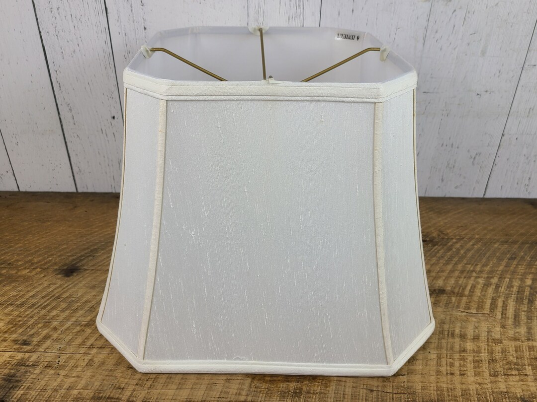 Vintage Square Fabric Lampshade 11.5 High Geometric - Etsy
