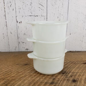 Vintage Set of 3 Dynaware Termocrisa Glassware Individual Casserole ...