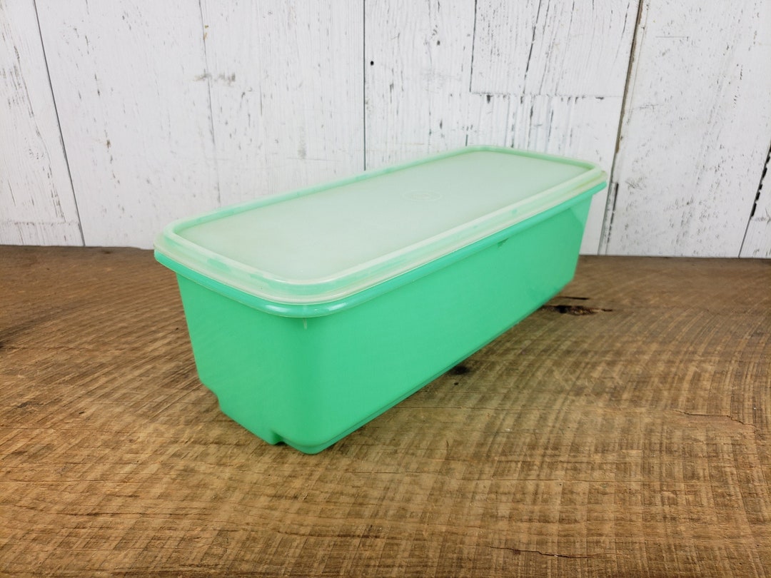 Vintage Tupperware Large Rectangular Plastic Container W/ Lid - Etsy