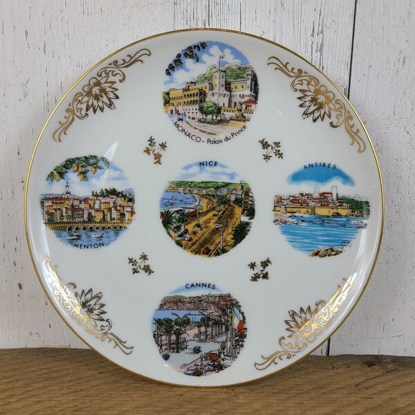 French Summer Plate - Etsy