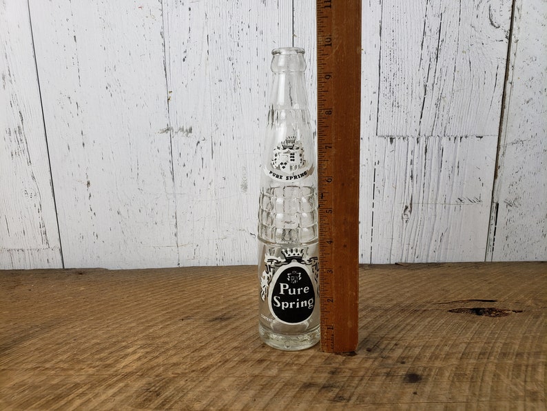Vintage Pure Spring Soda Bottle 10 OZ Ottawa Canada Beverage - Etsy Canada