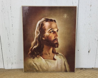 Warner Sallman 1940 Portrait of Jesus - Etsy