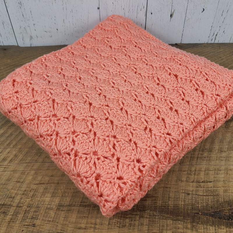 Peach Throw - Etsy