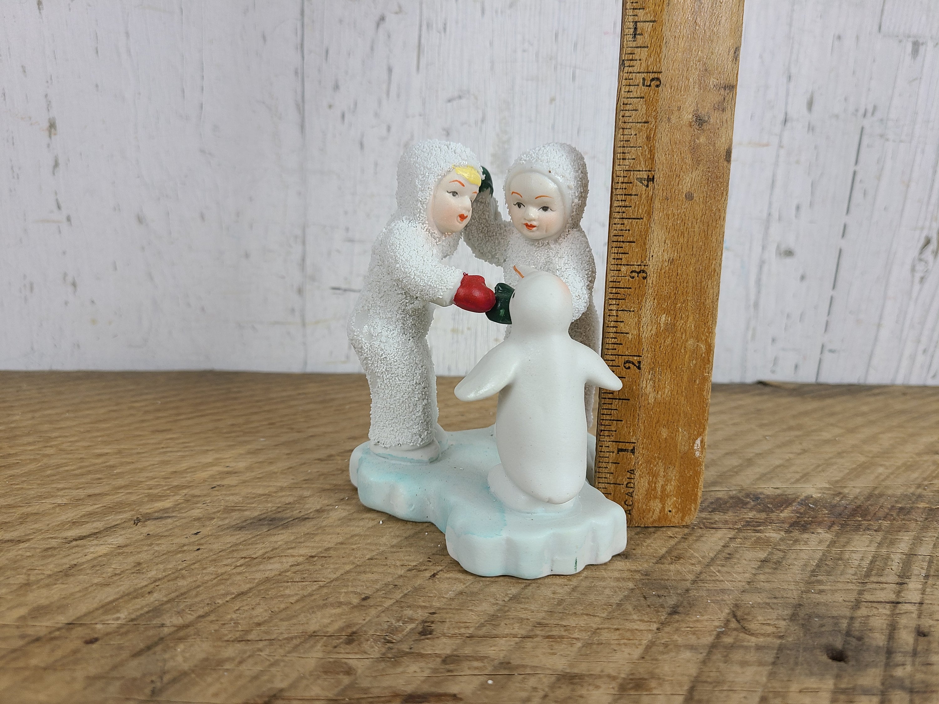 Vintage Snow Babies Holding Hands Penguin Collectible Snow - Etsy