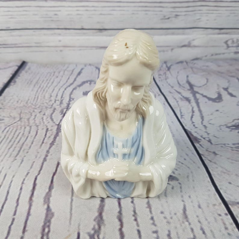 Vintage Compassionate and Caring Jesus Christ Ceramic Statue - Etsy
