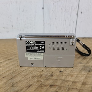 Vintage Coby Digital Display Mini AM/FM Radio CX53 Stereo Receiver ...