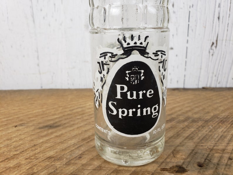 Vintage Pure Spring Soda Bottle 10 OZ Ottawa Canada Beverage - Etsy Canada