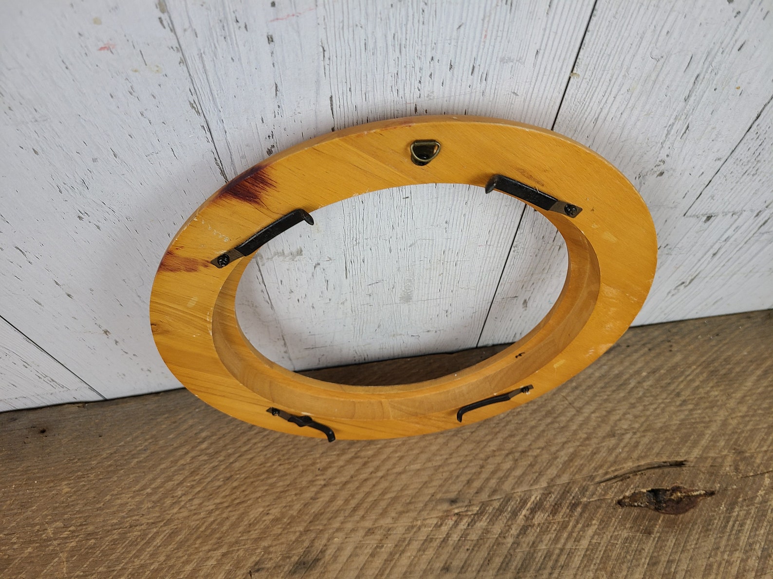 Vintage Round Wood Empty Picture Frame for 8.5 Diameter - Etsy Canada