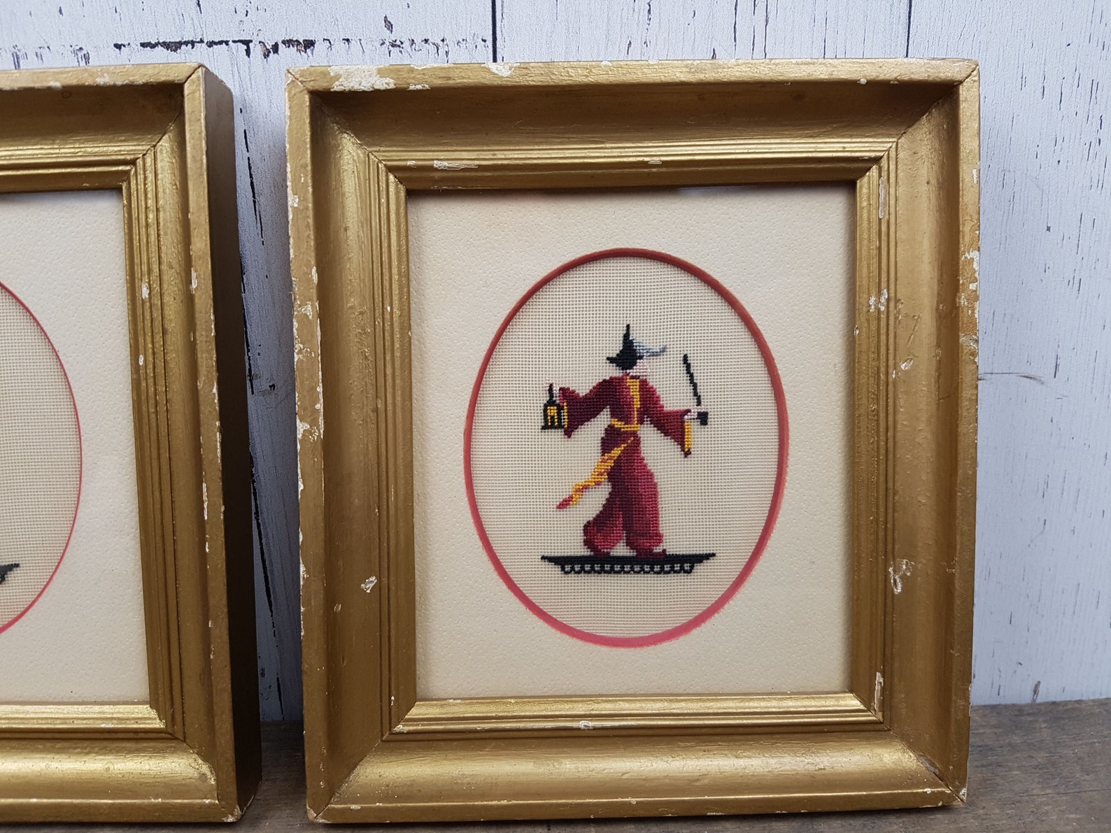 Vintage Pair of Chinese Courtesans Wall Art Imperial China - Etsy