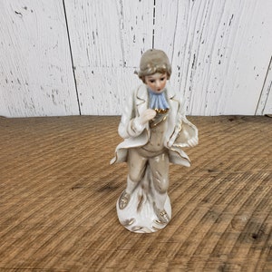 Vintage Regency Era Young Man Figure Fancy Dress Romantic French ...