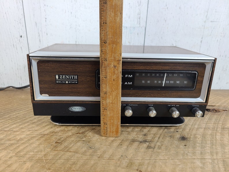 Vintage ZENITH Solid State Radio Model K421W AM/FM Tuner - Etsy