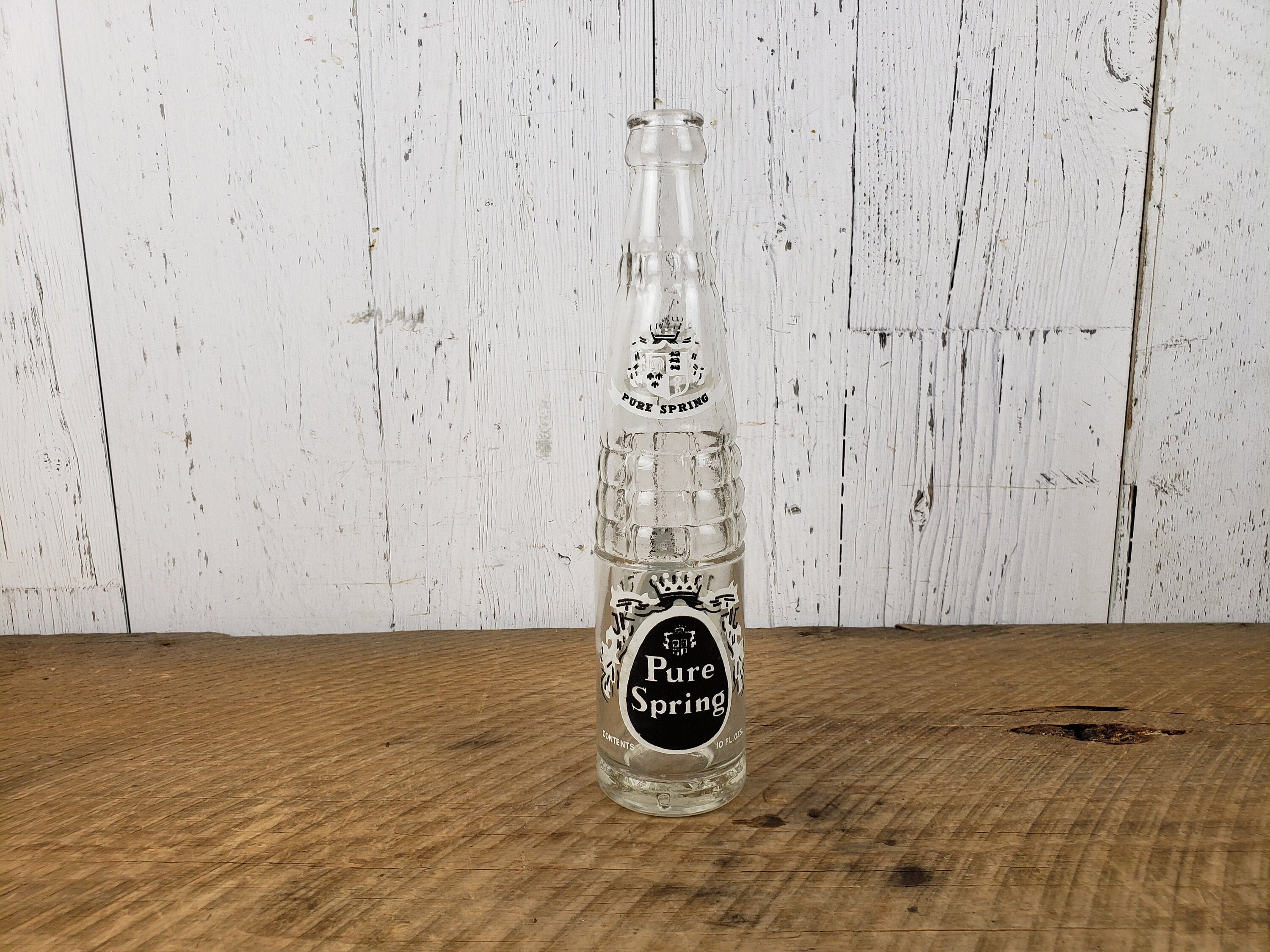 Vintage Pure Spring Soda Bottle 10 OZ Ottawa Canada Beverage - Etsy Canada