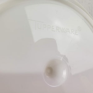 Vintage Tupperware Party Platter White Divided Sections Round Vegetable ...