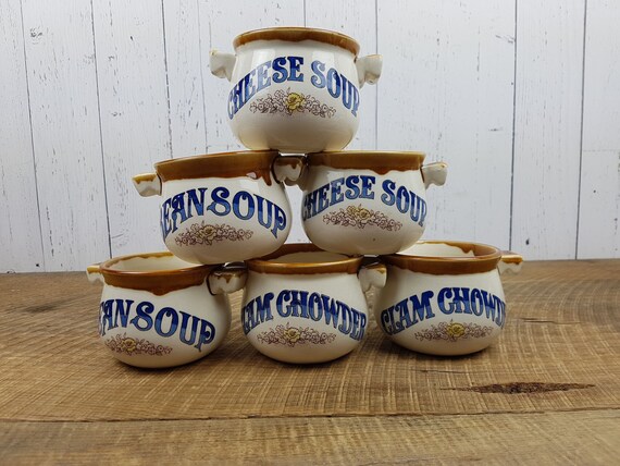 Dining & Serving Bowls Home & Living Stoneware Clam Chowder Soup Bowl ...