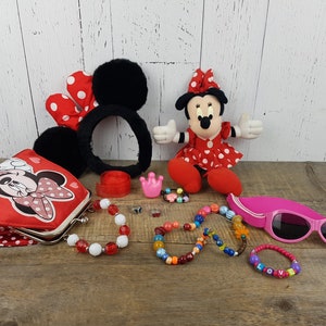 Vintage Lot of 3 Minnie Mouse Toys & Accessories Minnie Ears Plush Doll ...