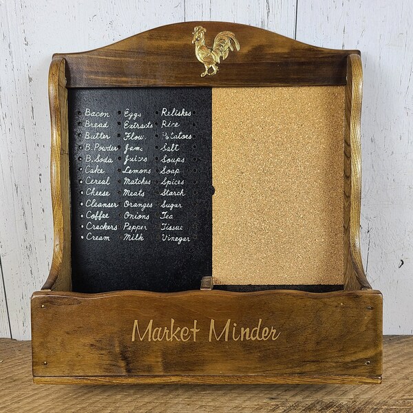 Grocery List Wall Rack - Etsy