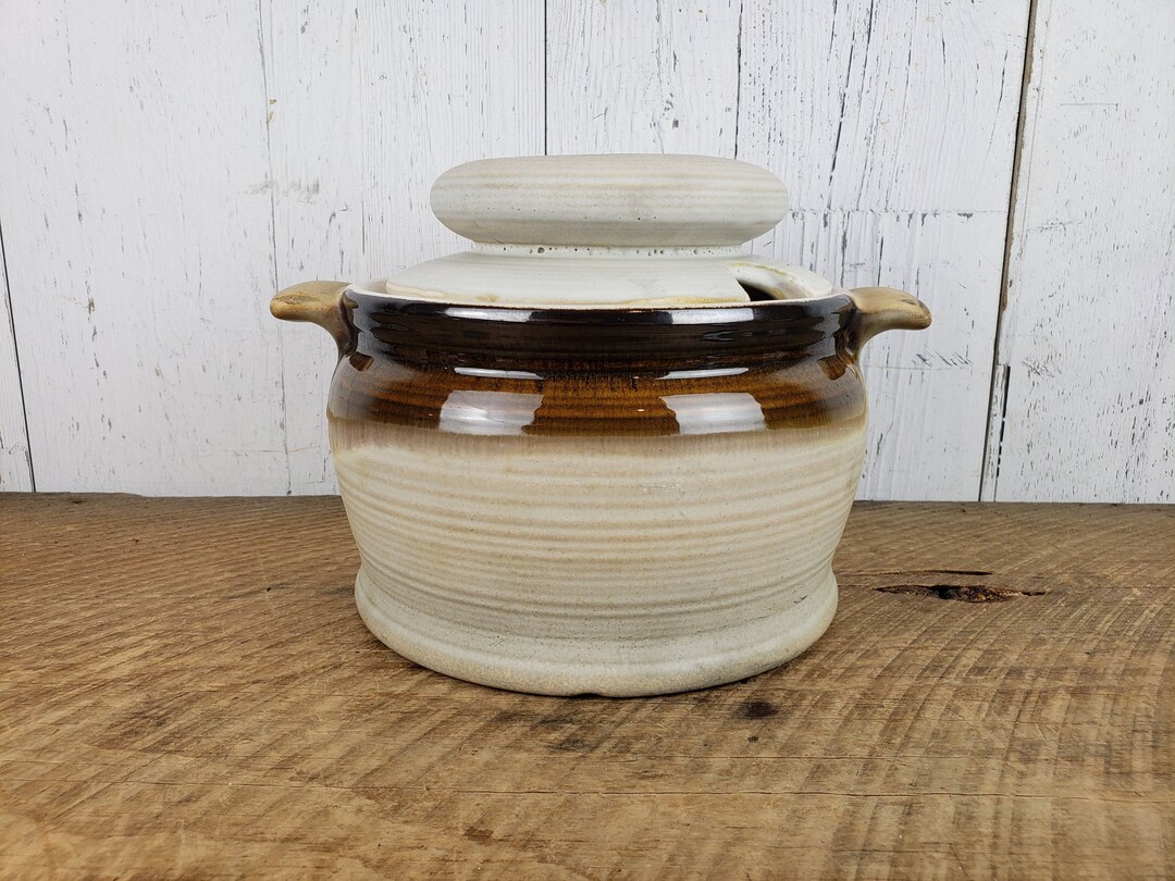 Vintage Ceramic Soup Tureen W/ Lid Beauce Canada 600 Stoneware ...