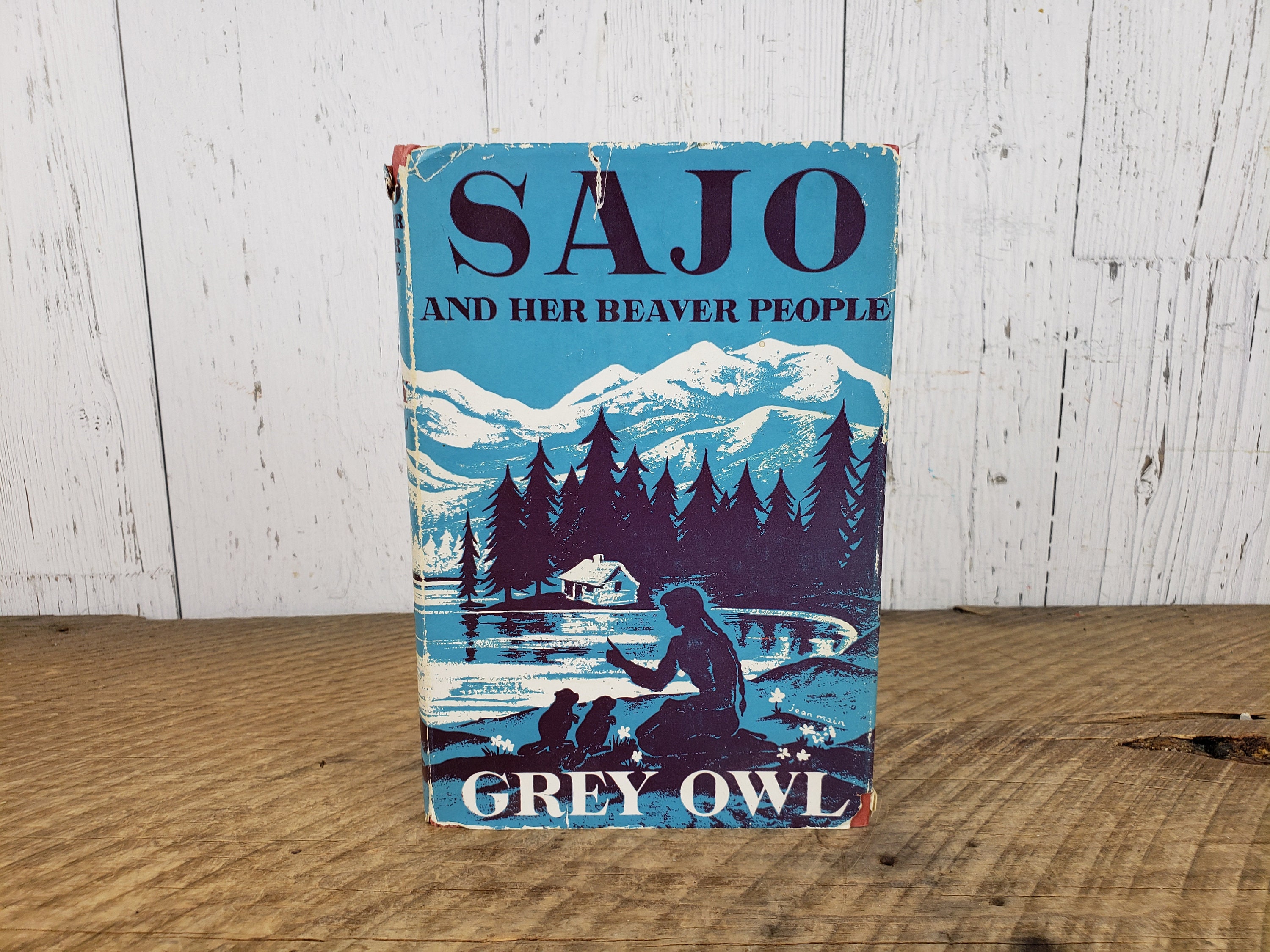 Vintage Sajo and Her Beaver People by Grey Owl Hardcover Book | Etsy