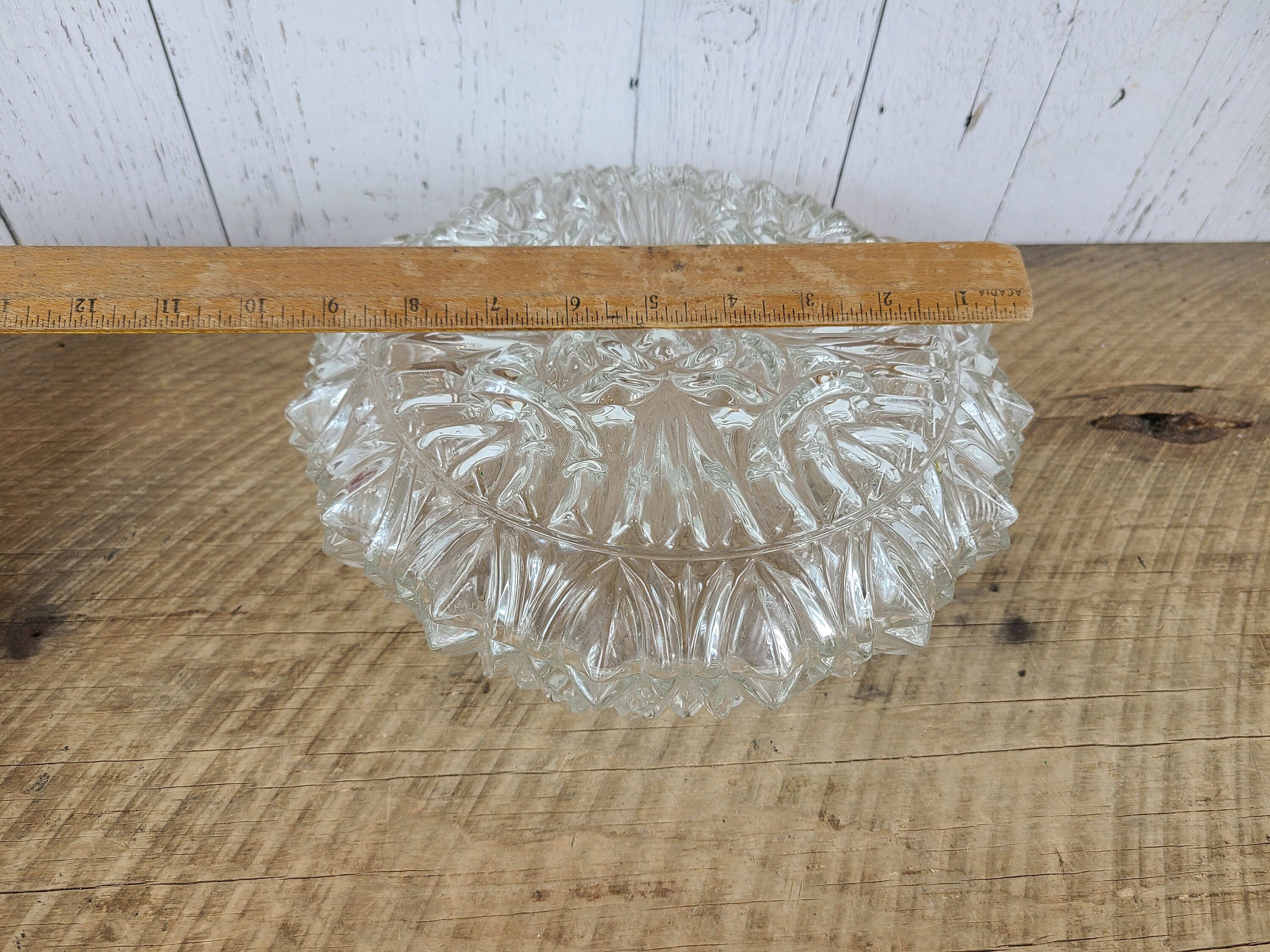 Vintage Glass Globe Shade Textured Pattern Lampshade Ceiling - Etsy