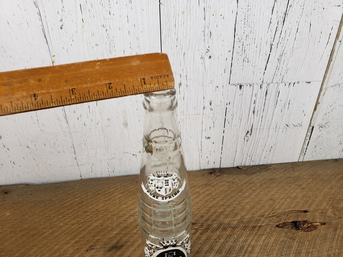 Vintage Pure Spring Soda Bottle 10 OZ Ottawa Canada Beverage - Etsy Canada