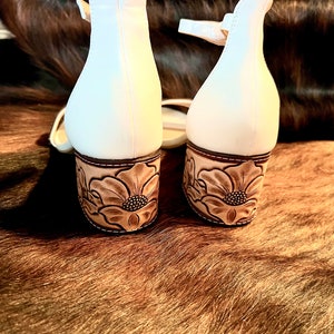 Custom Tooled Leather Heels - Etsy
