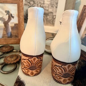 Custom Tooled Leather Heels - Etsy