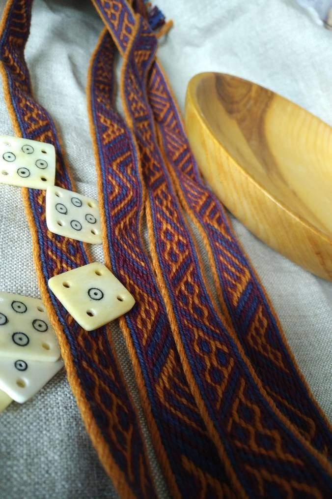 Celtic Trim Hallstatt Tablet Weaving Belt Inspired by - Etsy