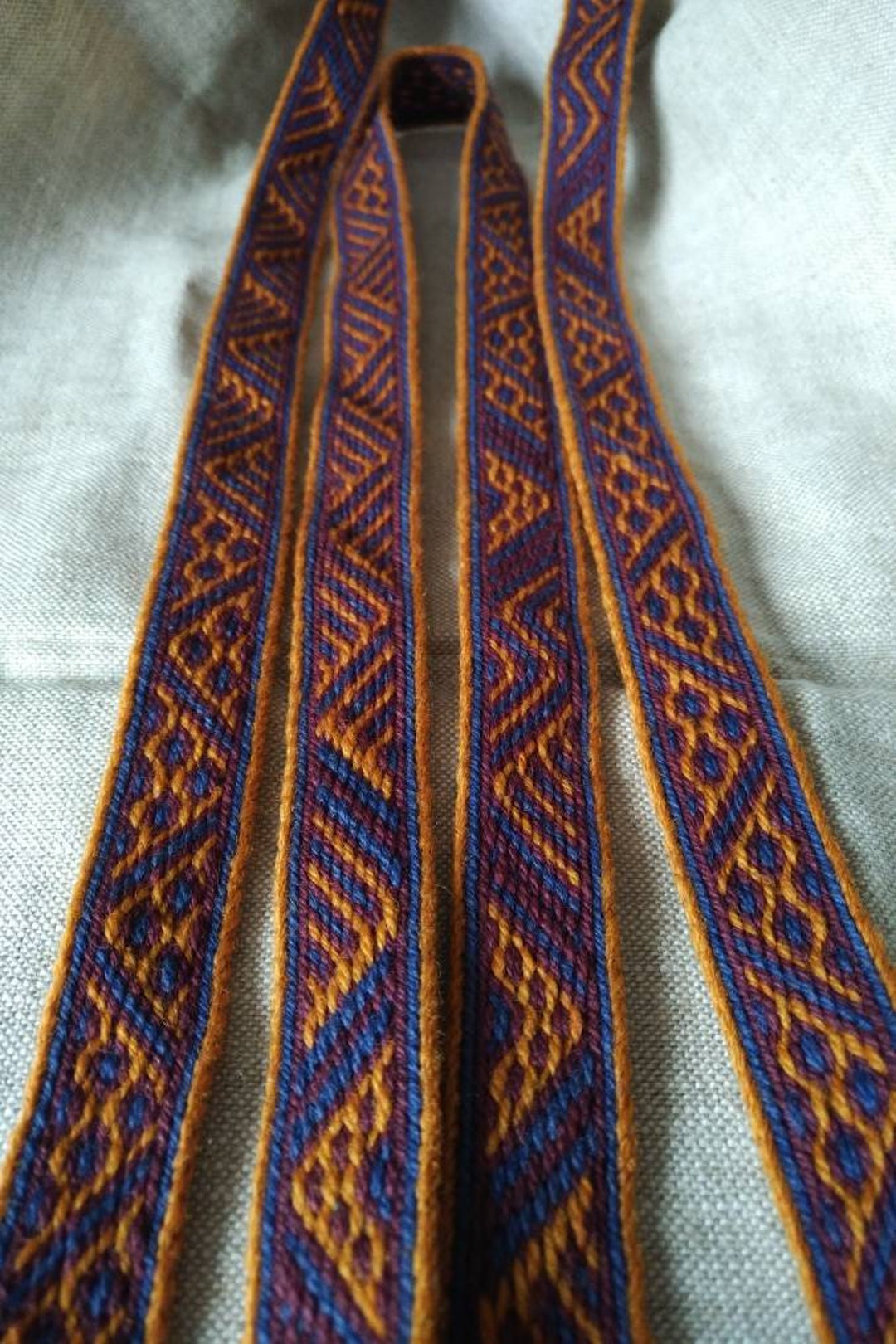 Celtic Trim - Hallstatt - Tablet Weaving Belt, Inspired by Iron Age ...