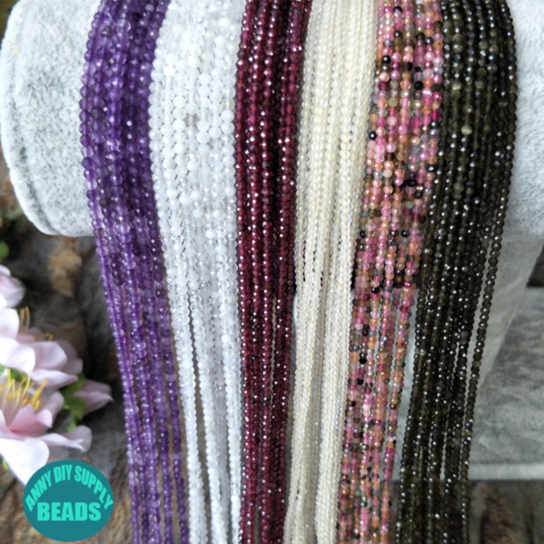 Small Size Diamond Faceted Gemstone Beads,beads Supply Shop,crystal ...