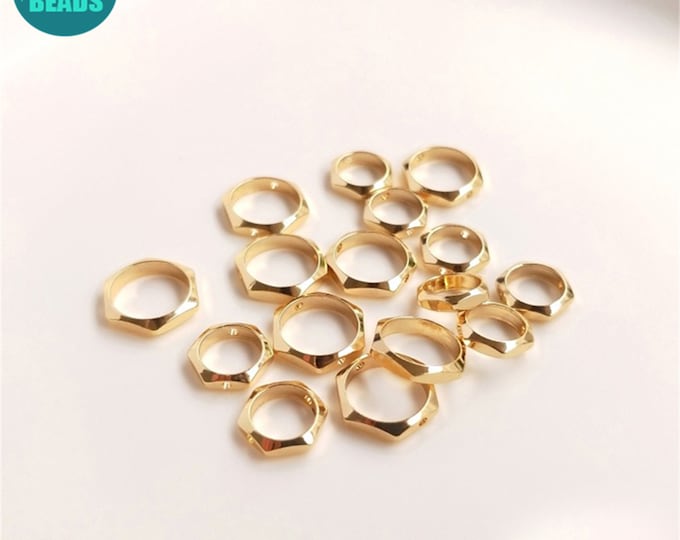 Gold Plated Semi-circle Bead Frames, Gold Tone Bead C Shape Frames for ...