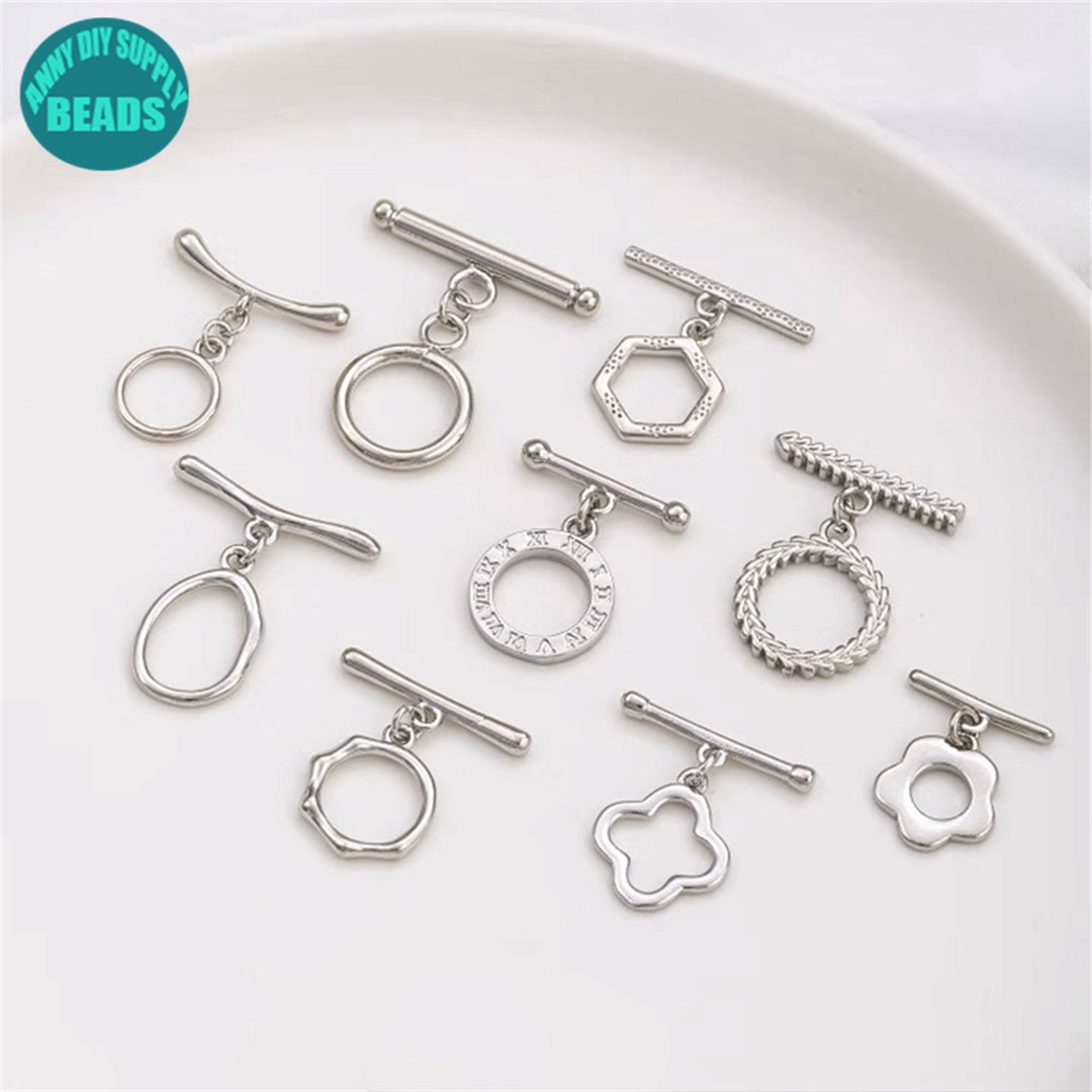 Platinum Gold Plated Toggle Clasp,jewelry Clasp,ot Clasp,jewelry Making ...