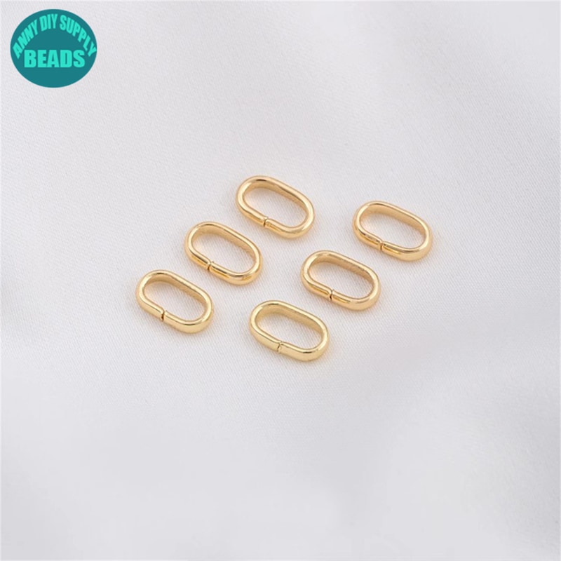 Oval 14k Jump Ring - Etsy UK