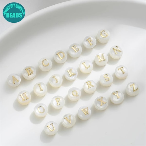 Metal Alphabet Beads - Etsy