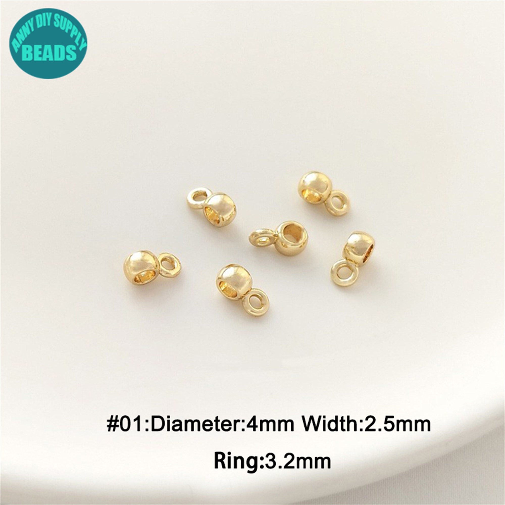 14k Gold Plated Bails,jewelry Bails,pendant Holder,gold Bails,gold ...