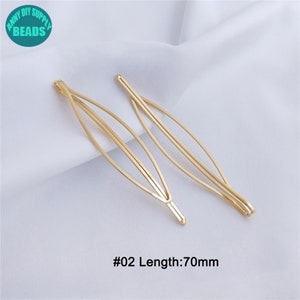 14k Real Gold Plated Hair Pins,hair Accessories,hair Clip,wedding Hair ...