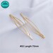 14k Real Gold Plated Hair Pins,hair Accessories,hair Clip,wedding Hair ...