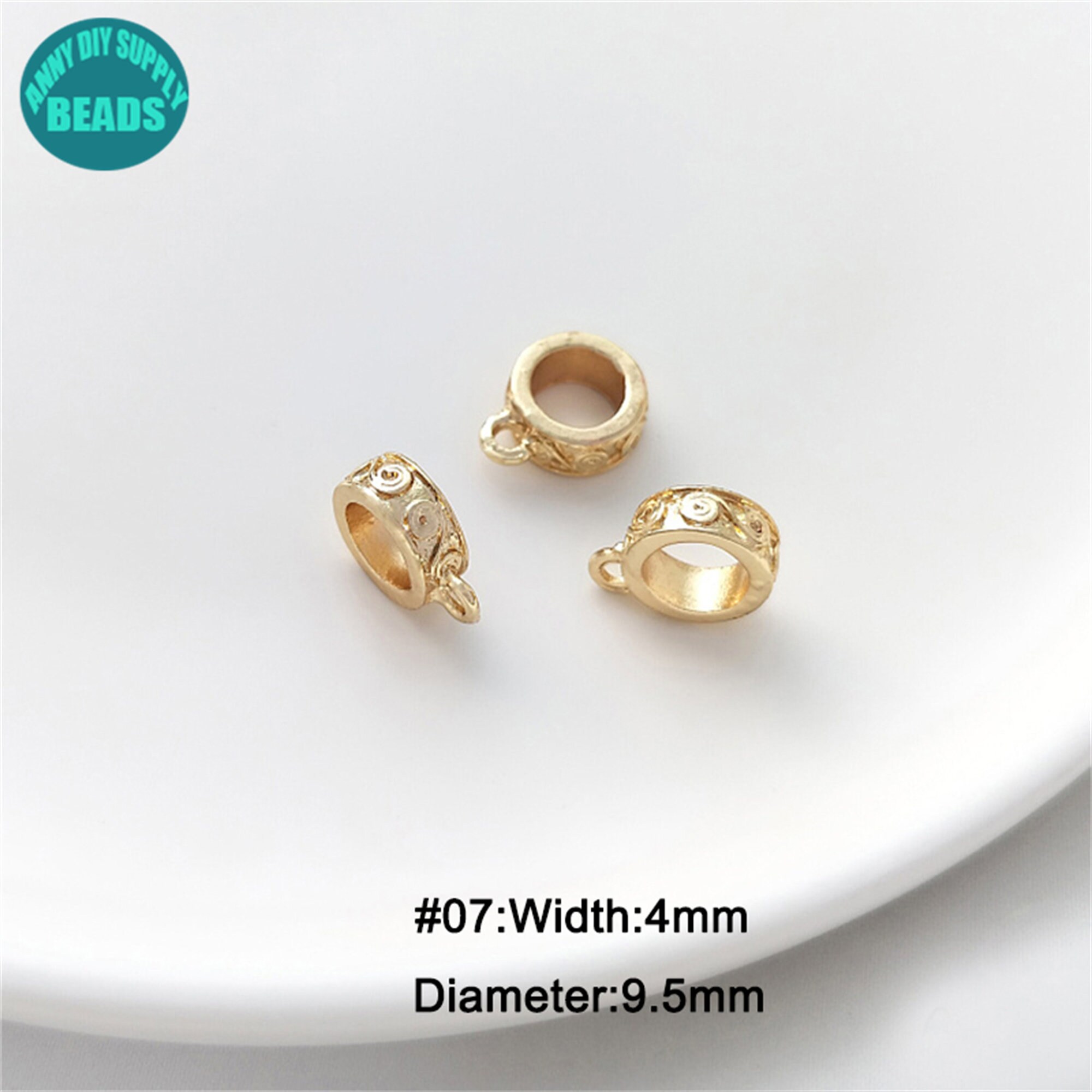 14k Gold Plated Bails,jewelry Bails,pendant Holder,gold Bails,gold ...