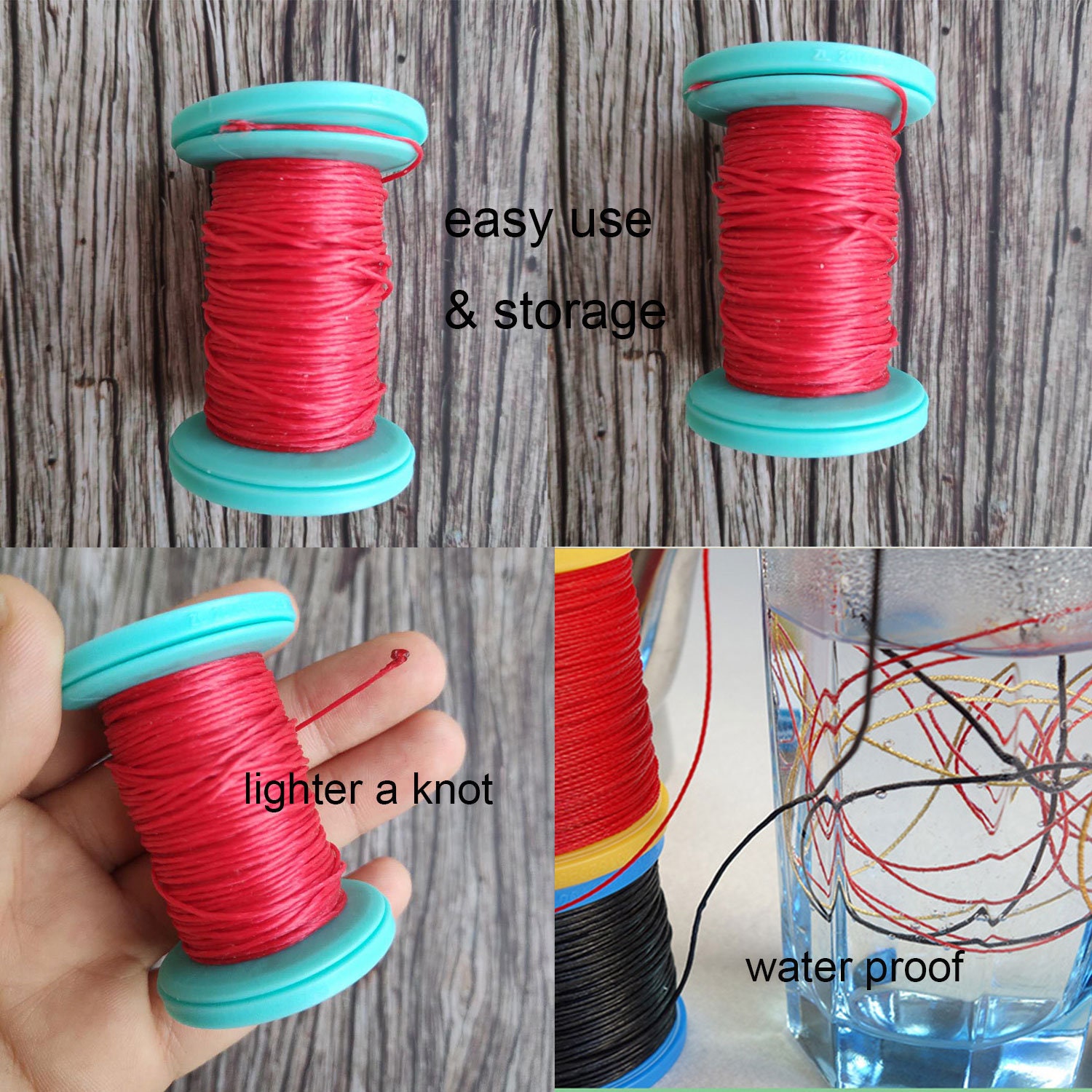 0.8mm 63 Colors Thailand Macrame Waxed Cord,smooth Water Proof Thai ...