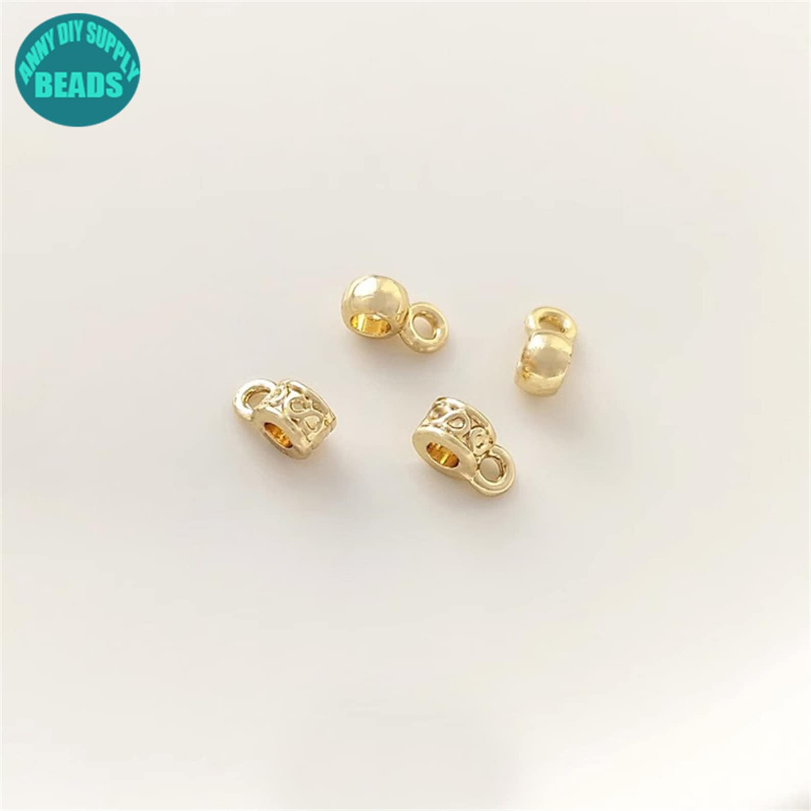 14k Gold Plated Bails,jewelry Bails,pendant Holder,gold Bails,gold ...