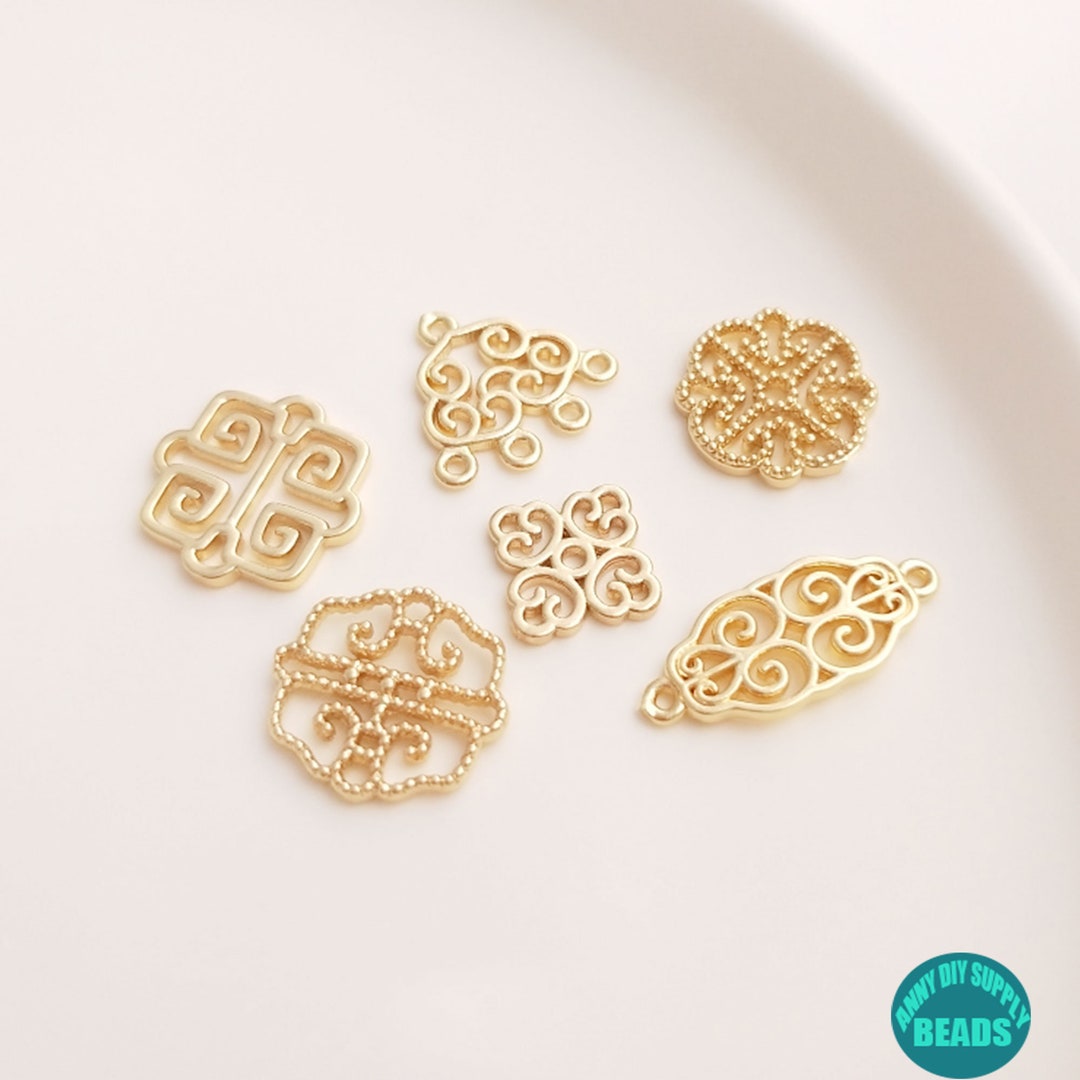 14K Real Gold Plated Brass Bracelet Connector,gold Connector - Etsy